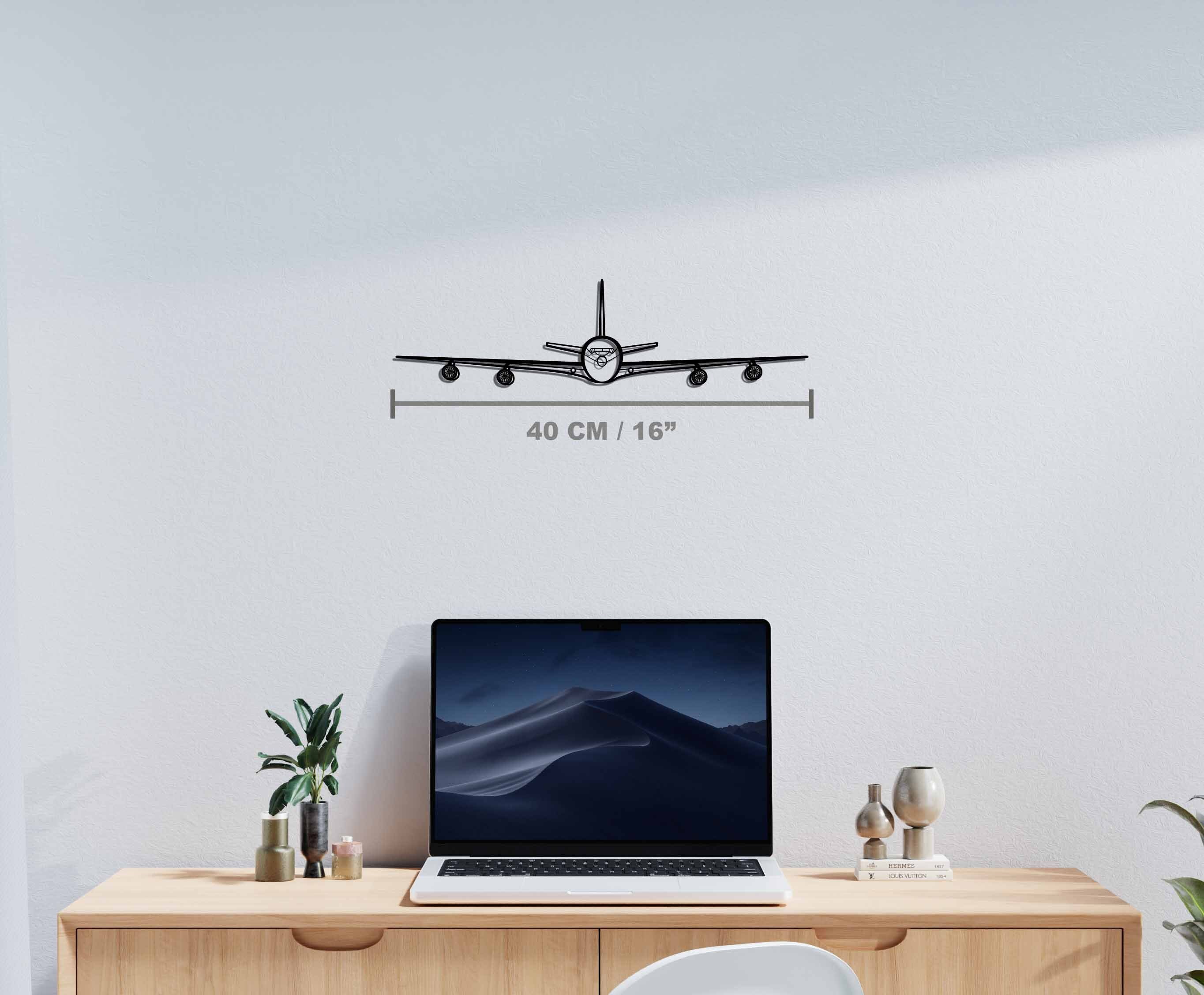 Boeing B707 Front | Metal Aircraft Wall Art for Home or Office Decor ...