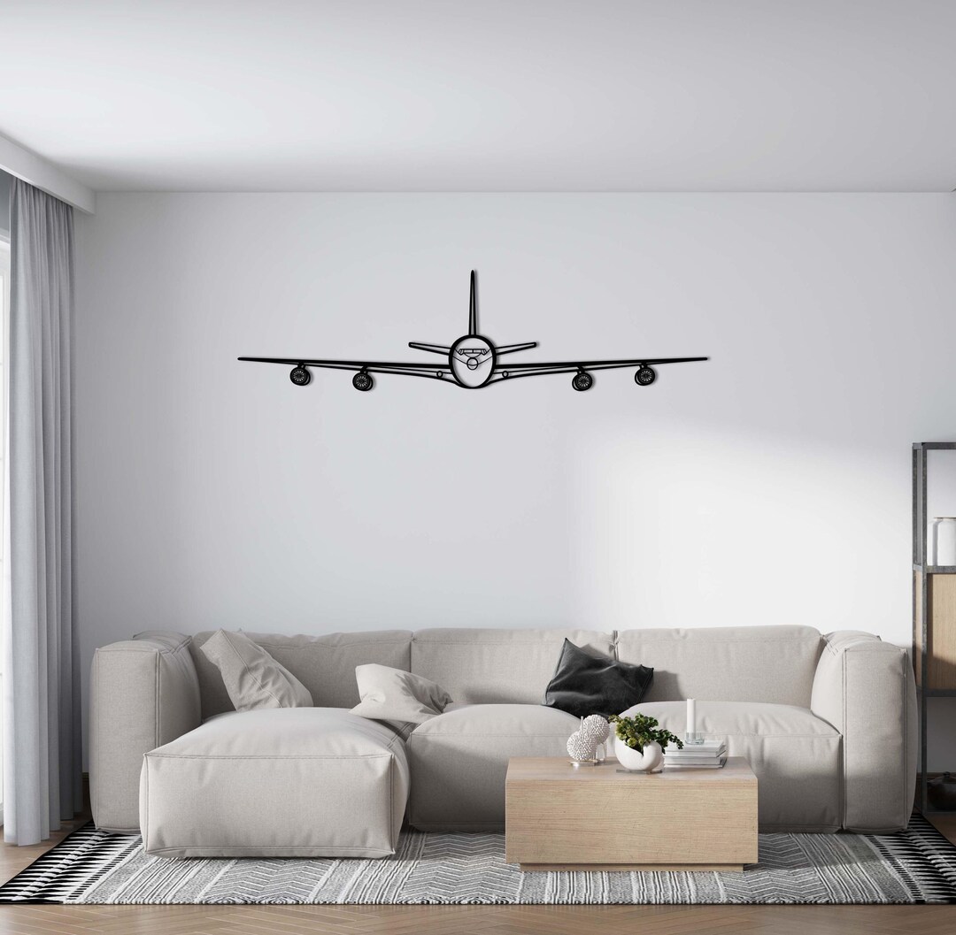 Boeing B707 Front | Metal Aircraft Wall Art for Home or Office Decor ...