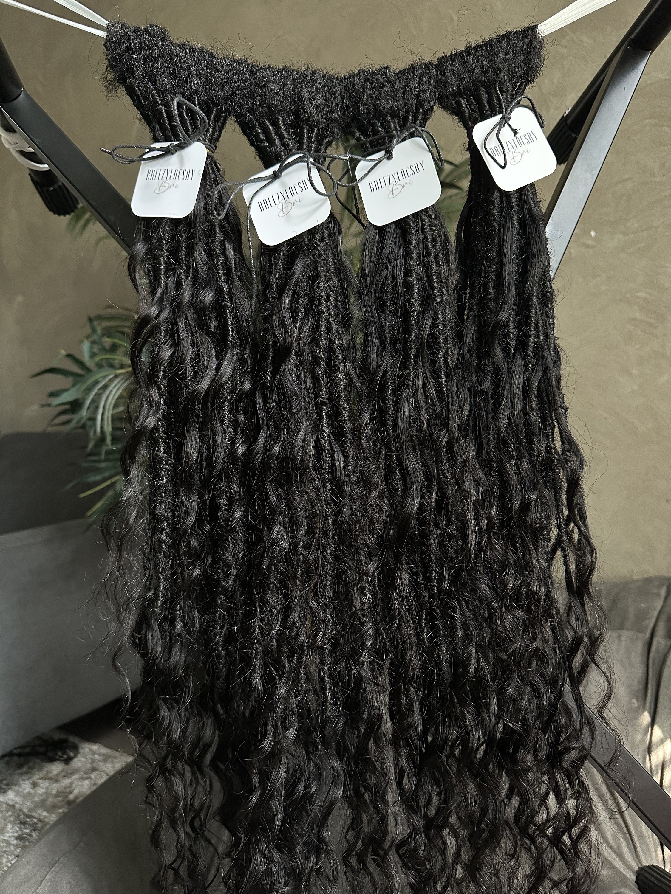 Handmade Human Hair Boho Locs - Etsy