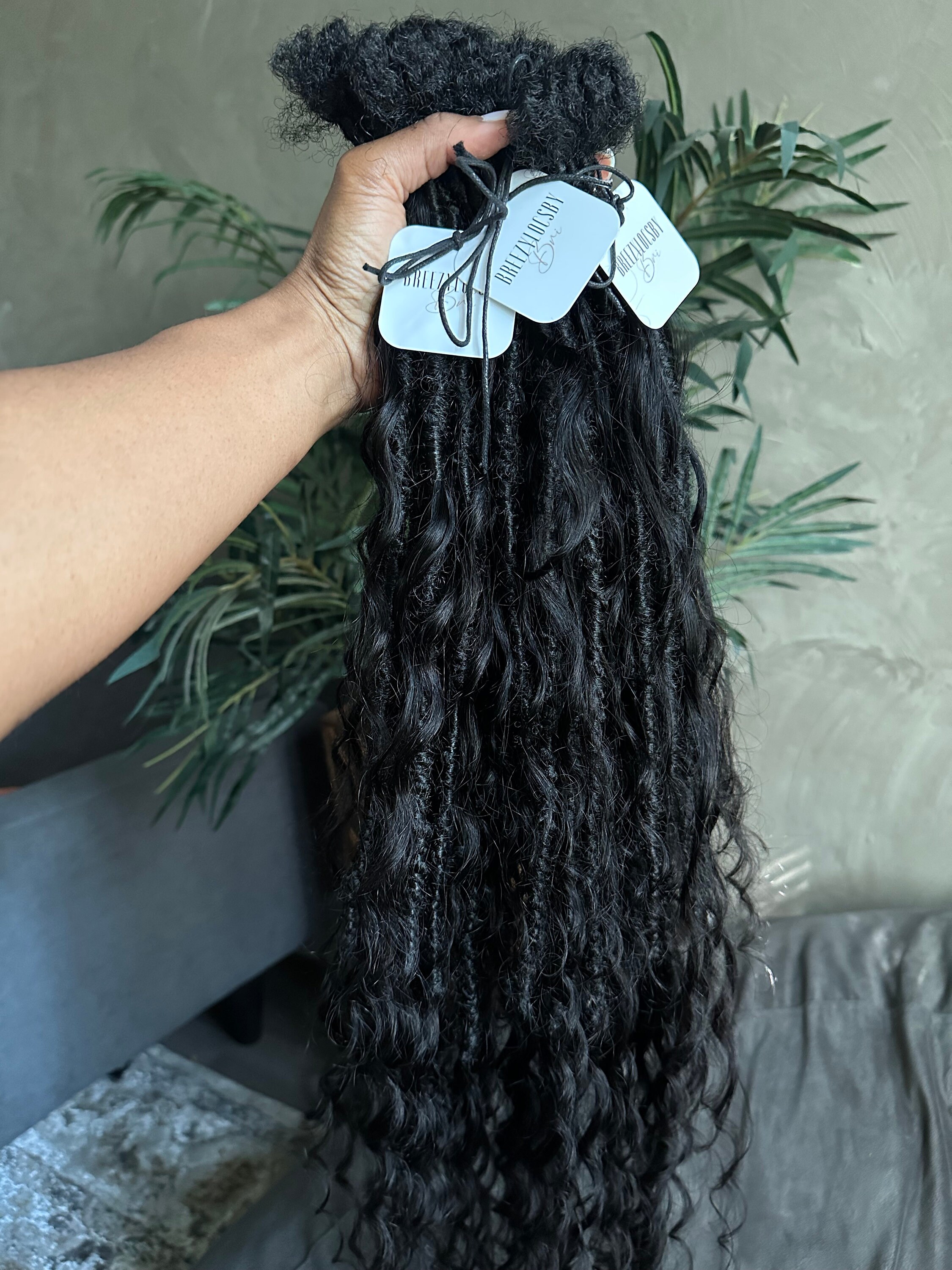 Handmade Human Hair Boho Locs - Etsy