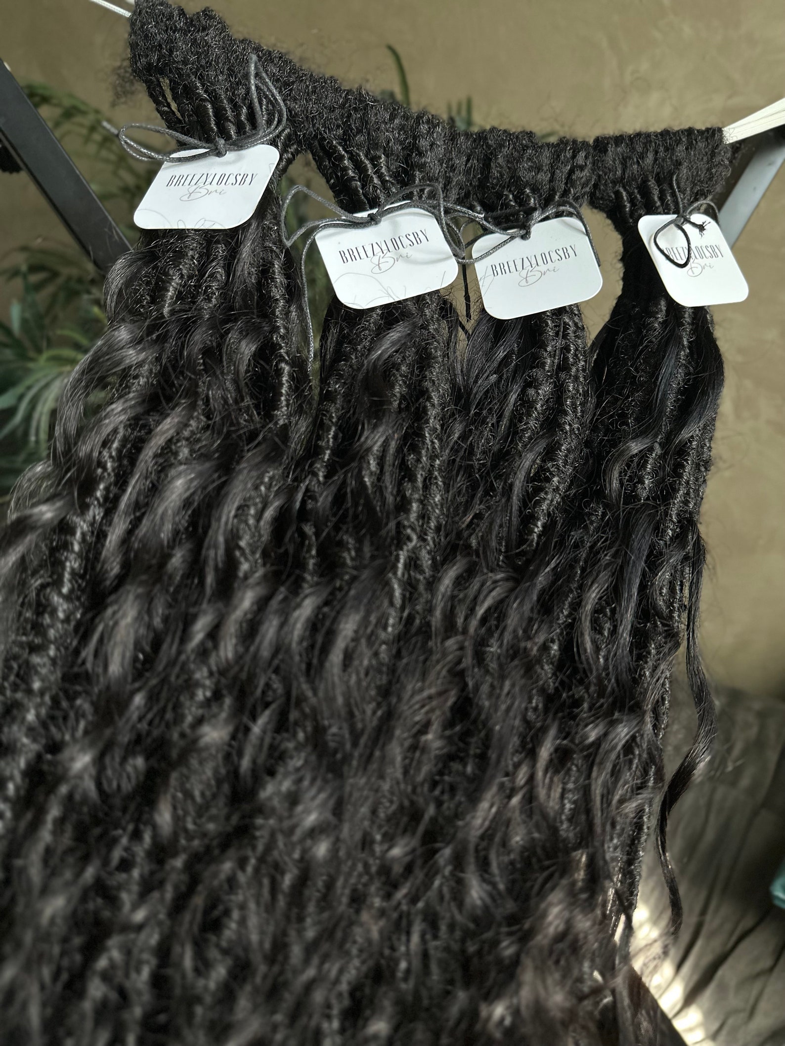 Handmade Human Hair Boho Locs - Etsy