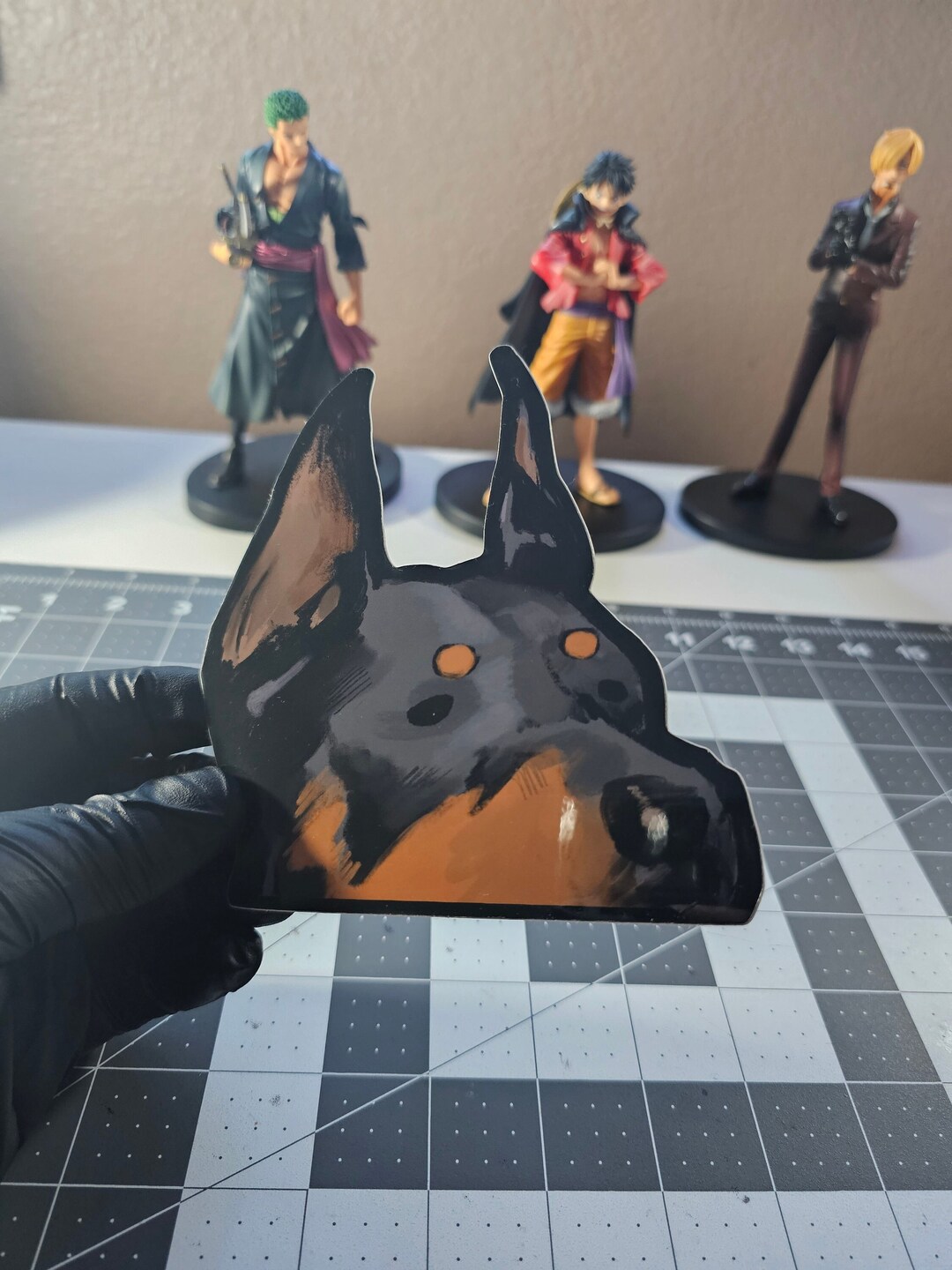 Doberman Car Peeker Sticker waterproof Only - Etsy