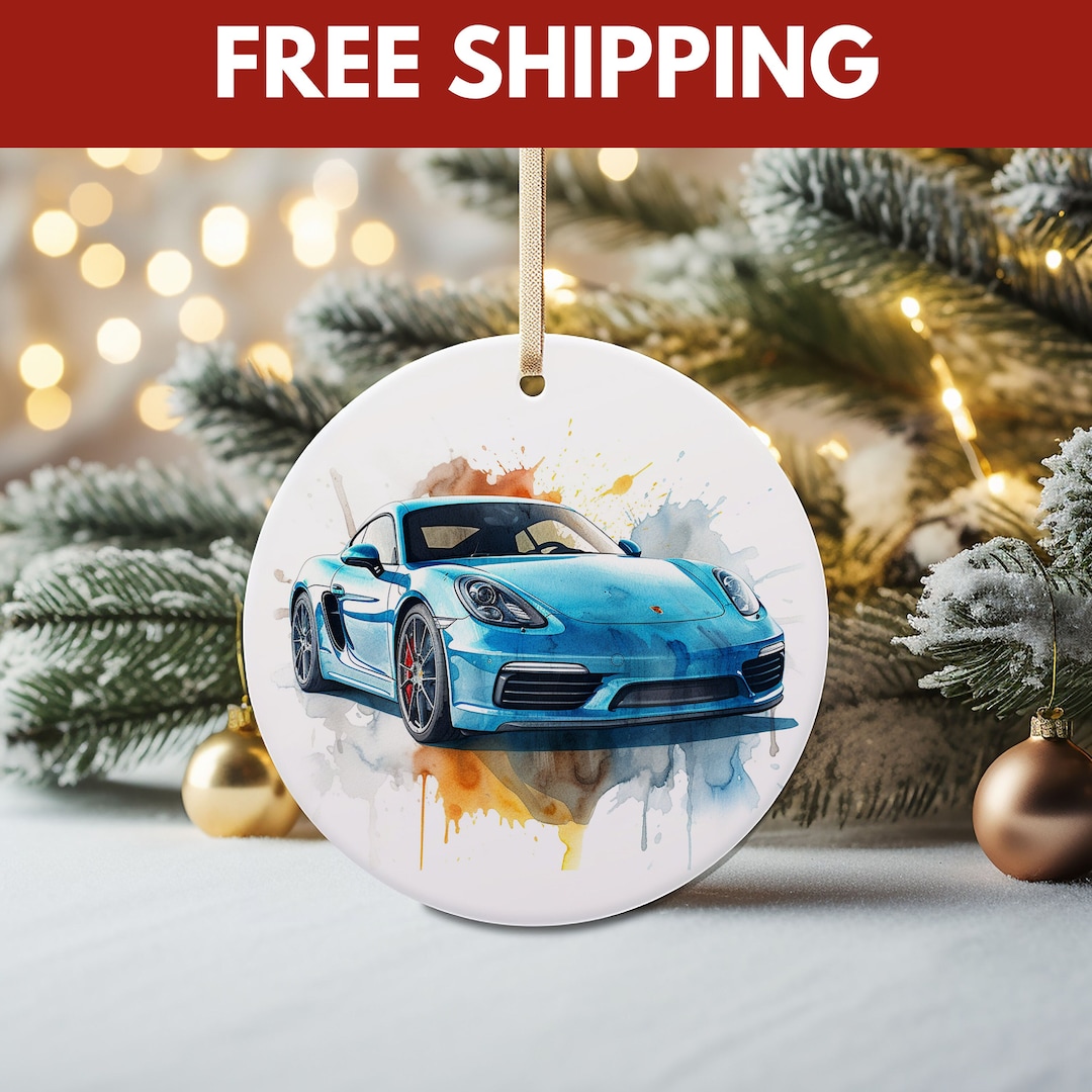 Porsche Ornament, Porsche Cayman Ornament, Porsche Gift, Car Gifts for ...