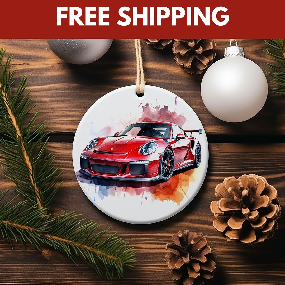 Porsche Ornament, Porsche 911 Ornament, Porsche Gift, Porsche 911 GT3 ...