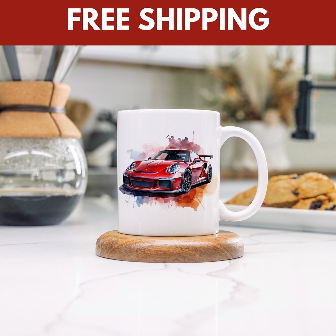 Porsche 911 GT3 Mug, Porsche 911 Mug, Classic Porsche Mug, Classic Car ...