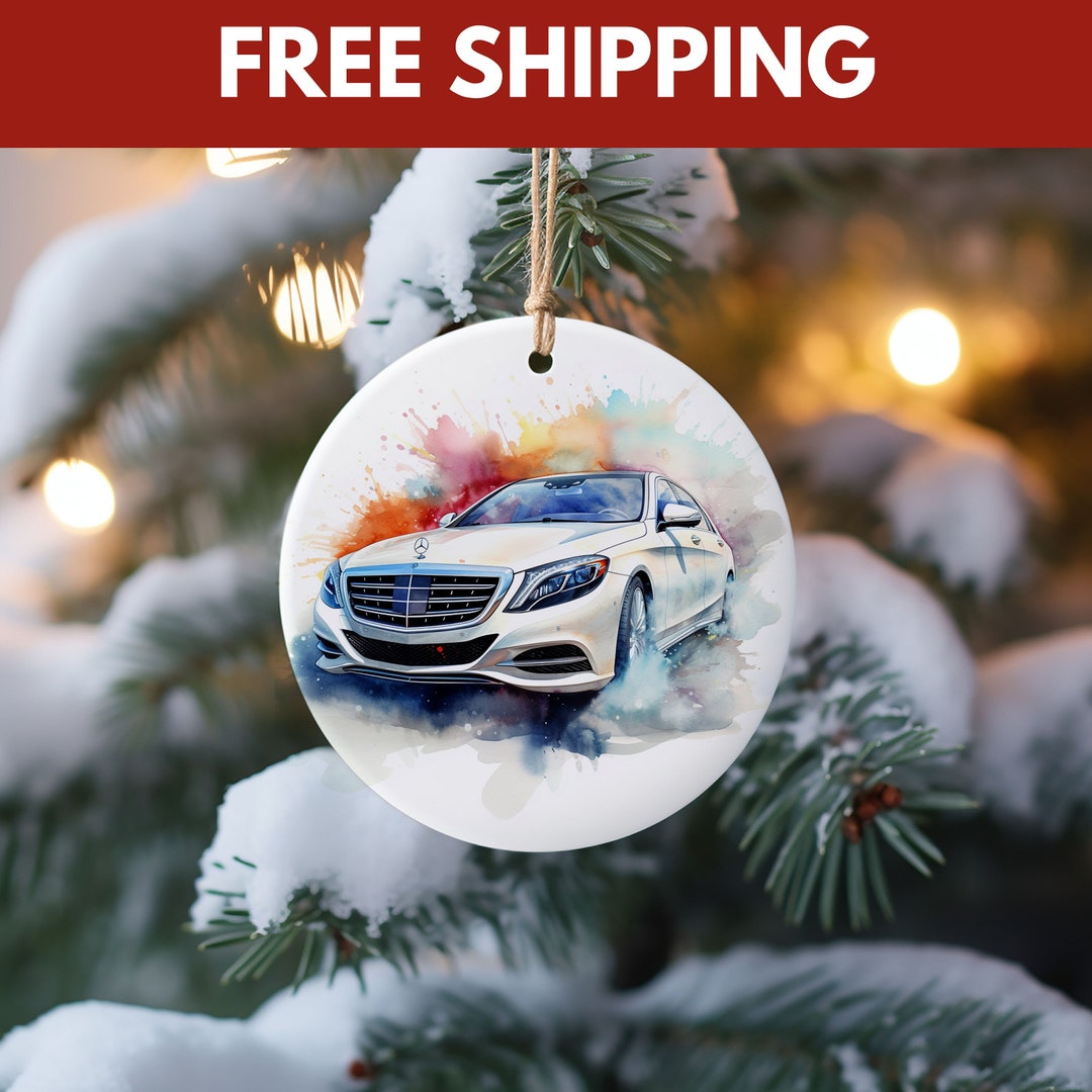Mercedes Ornament, Mercedes S Class Ornament, Mercedes Gift, Mercedes ...