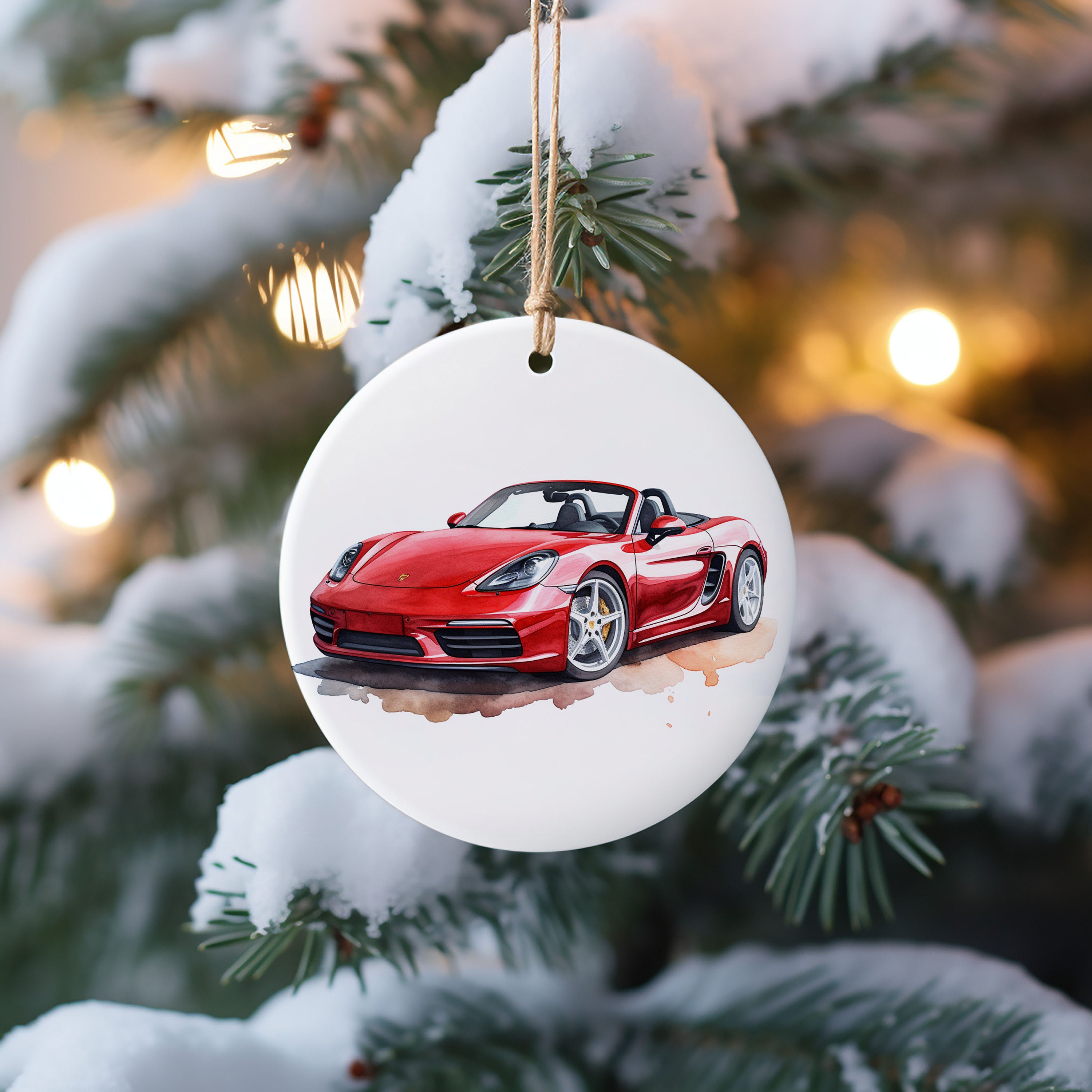 Porsche Ornament, Porsche Boxter Ornament, Porsche Gift, Porsche Boxter ...