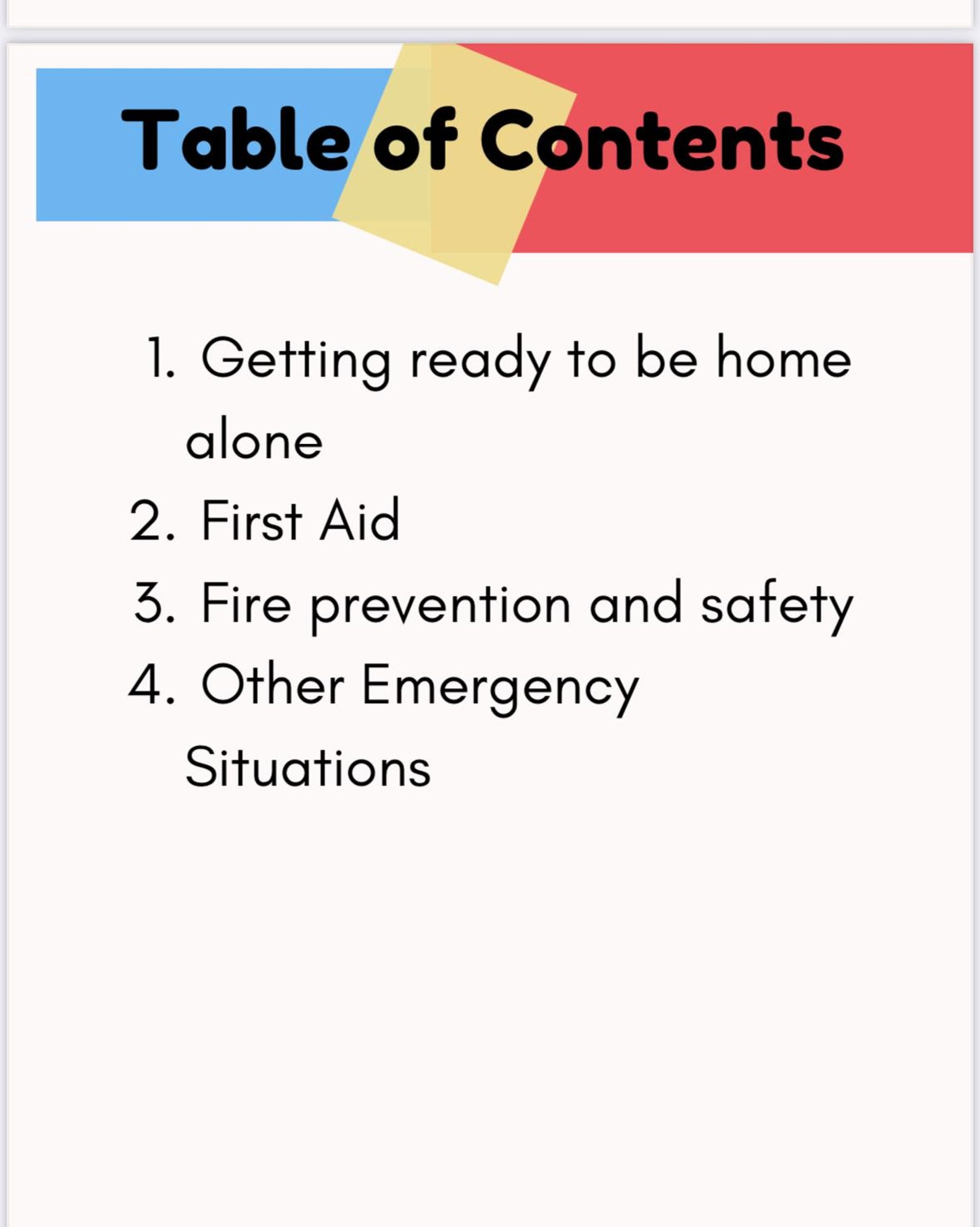Home Alone Safety Course - Etsy