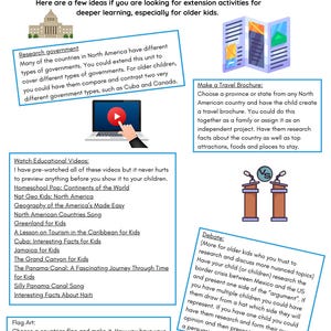 Learn About the Continents: North America - Etsy