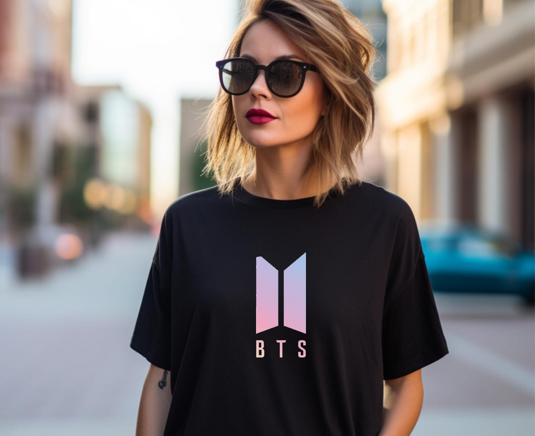 BTS Logo Shirt, BTS Logo Sweatshirt, BTS Army Shirt, K-pop Group, K-pop ...