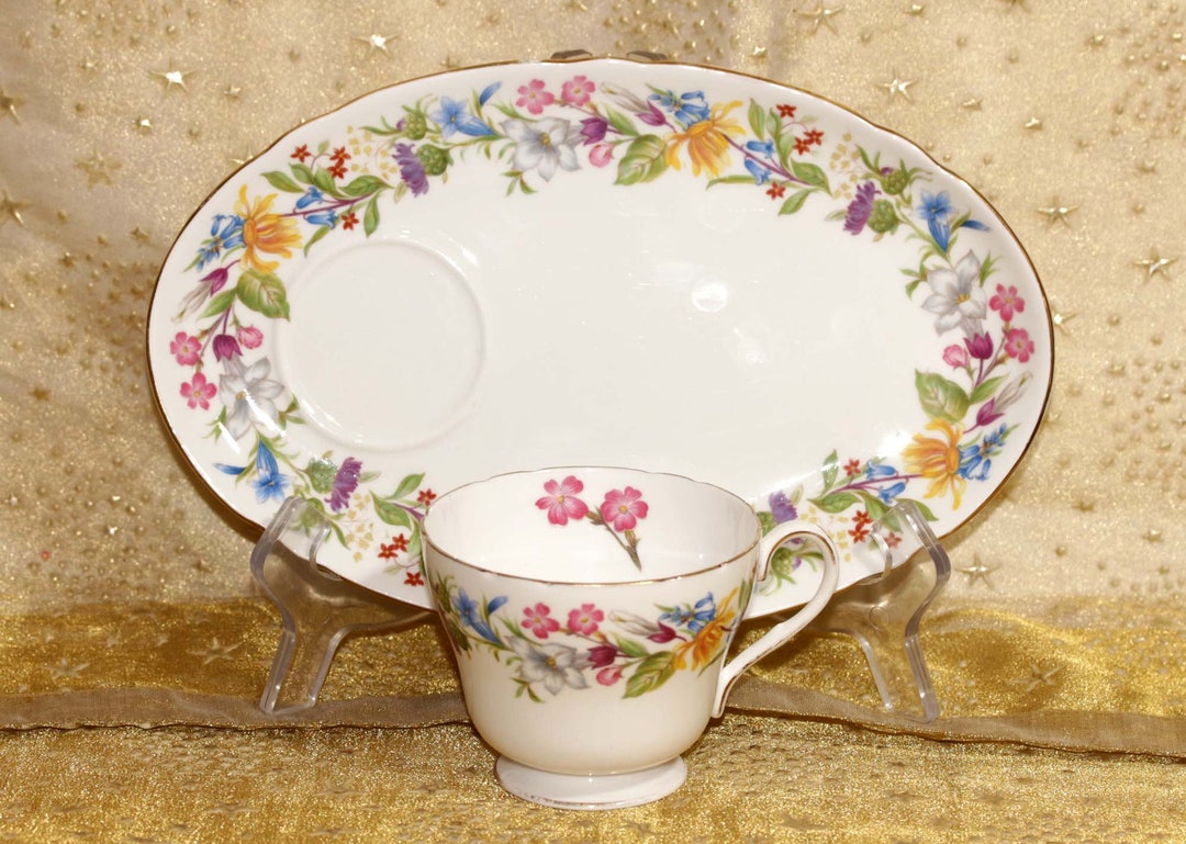 Lovely Shelley Spring Bouquet Tennis Set 13651 Cup Shape Richmond C ...