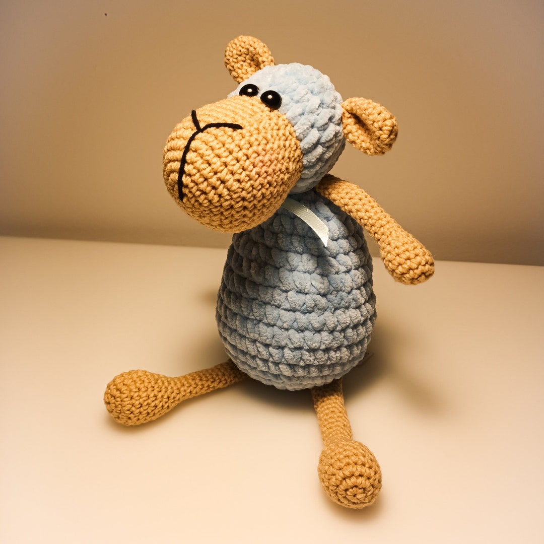 Customizable Amigurumi Sheep, Plushie Sheep Toy, Nursery Decor ...
