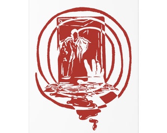 Saw Movie Art Print | Billy the Puppet, Jigsaw | Horror Movie Art ...