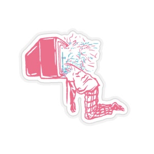 I Saw the TV Glow A24 Horror Movie Owen Sticker - Etsy