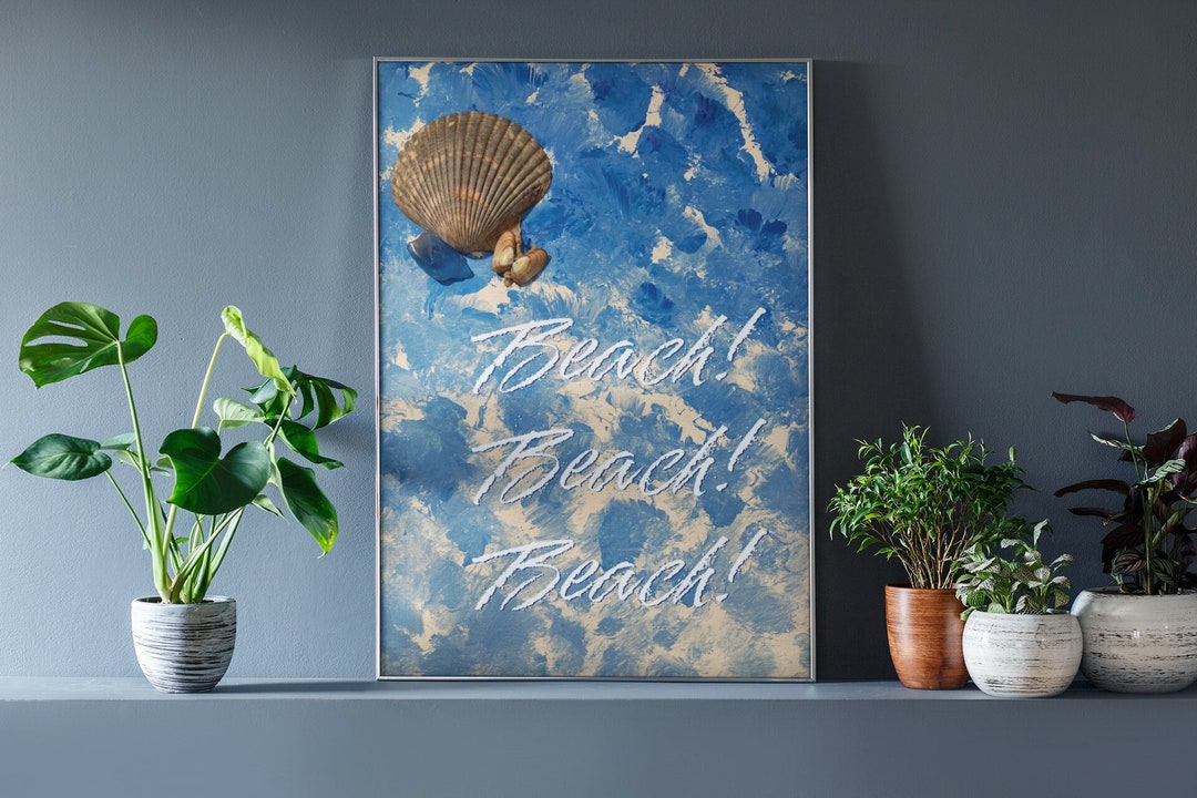 Beach Beach Beach, Beach House Sign, Beach Definition Print, Boho Beach ...