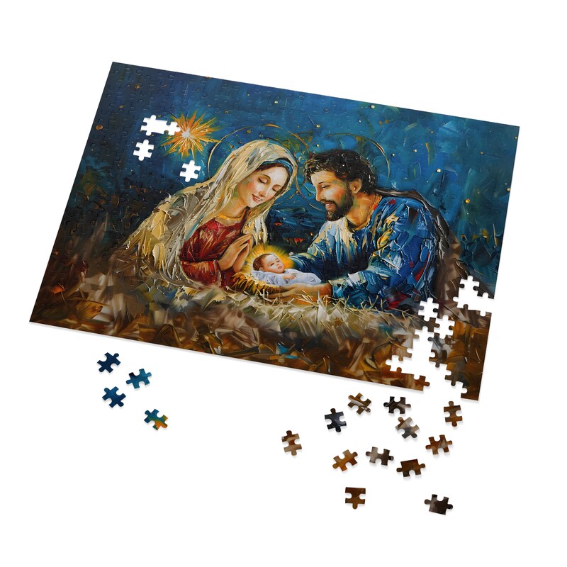 Nativity Puzzle - Etsy