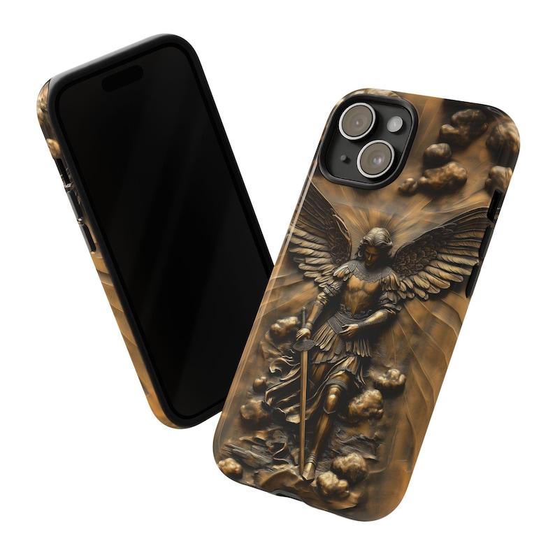St. Michael the Archangel Metal Style Phone Case, Catholic Phone Case ...