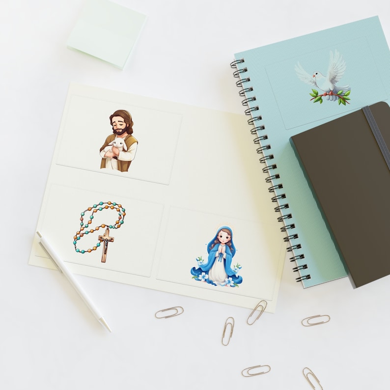 Catholic Stickers for Kids Learning Catholic Activity Stickers for ...
