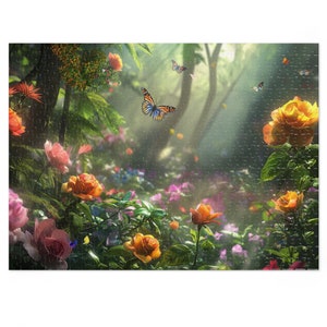 Enchanted Butterfly Garden Jigsaw Puzzle, Teacher Appreciation ...