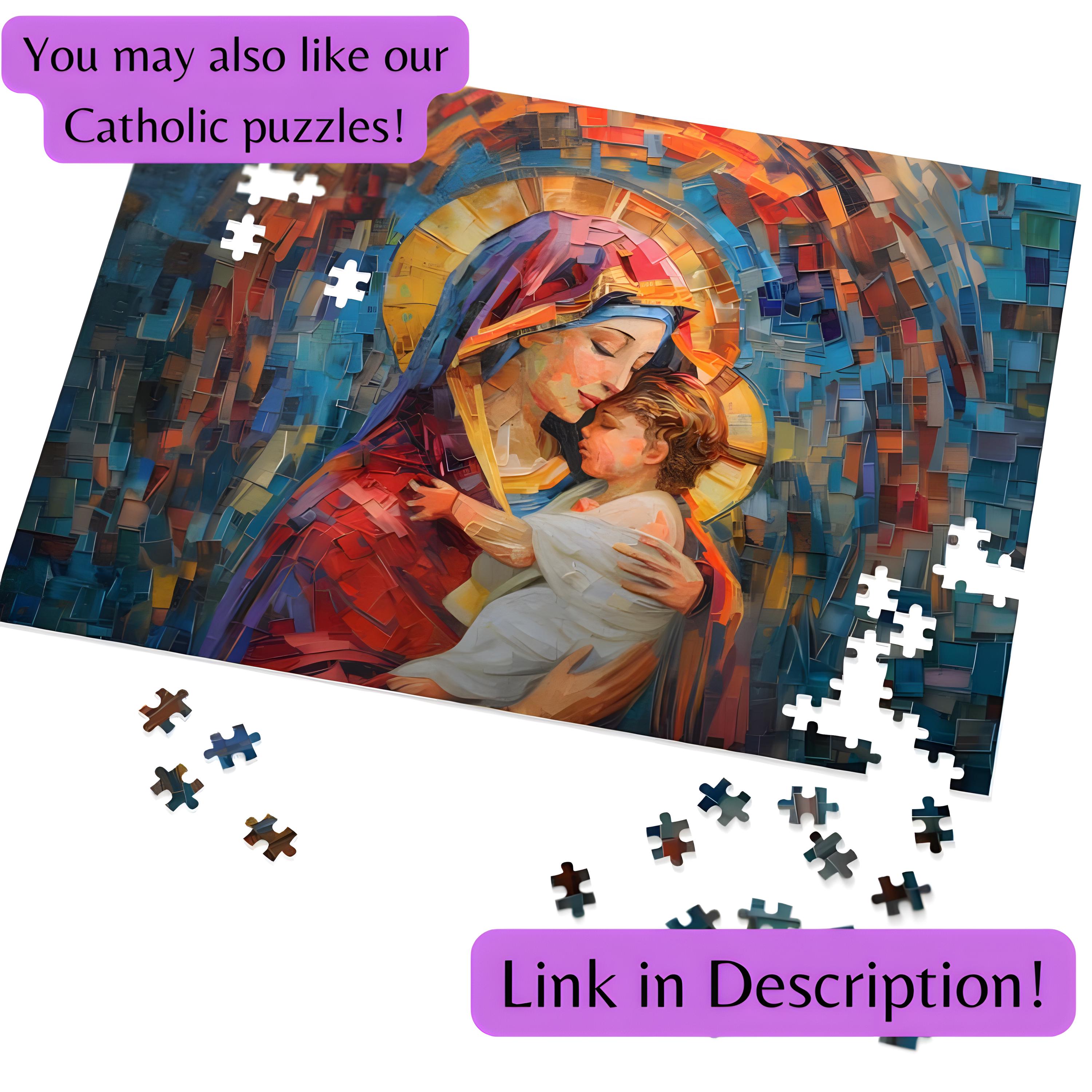 Virgin Mary Floral Ornament Bundles, Elegant Ivory Style Catholic ...