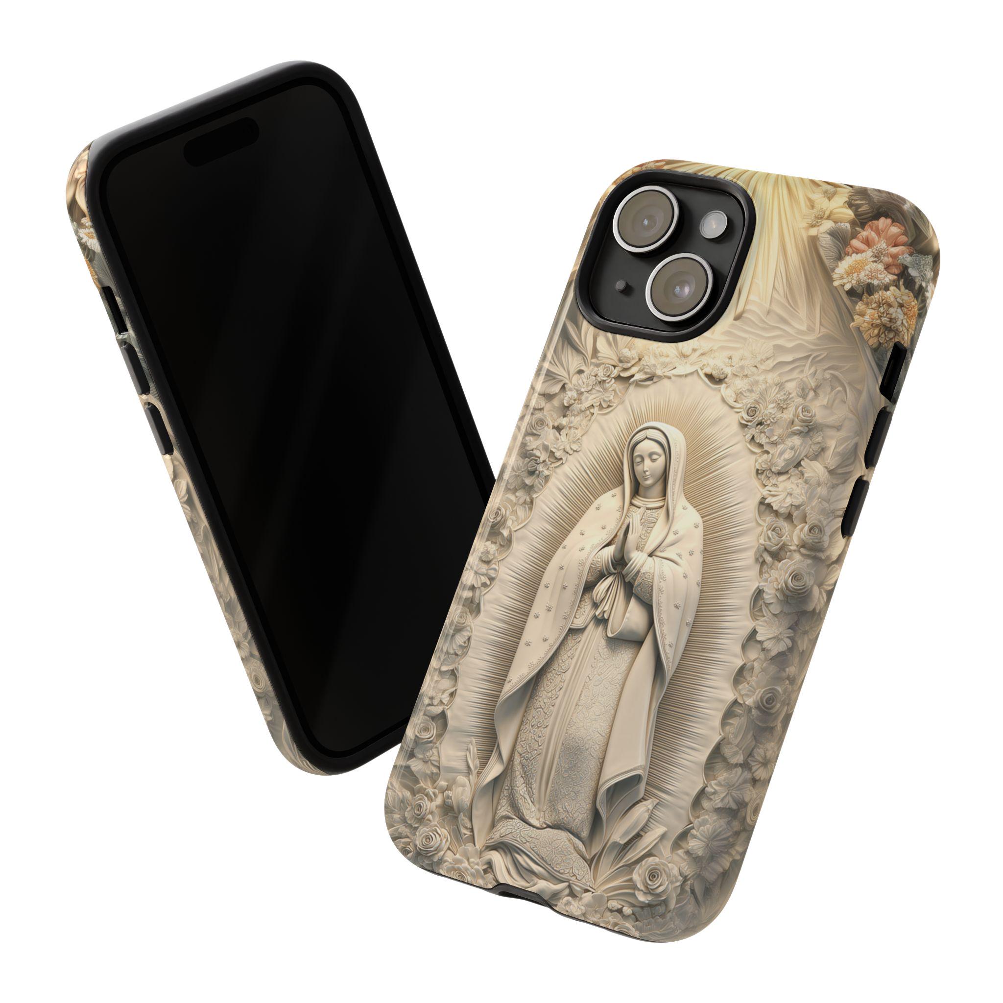 Our Lady of Guadalupe Vintage Catholic Phone Case, Madonna and Child ...