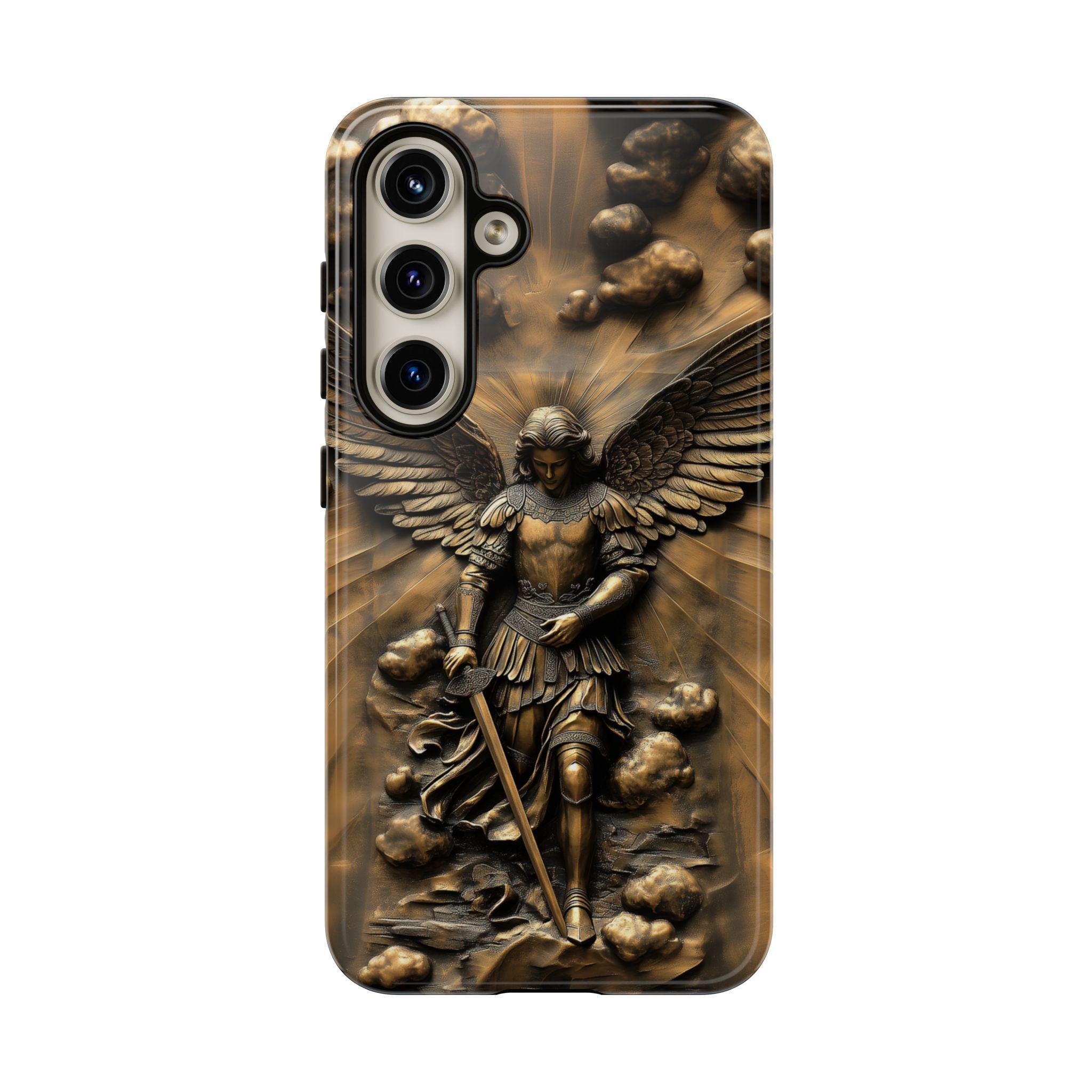St. Michael the Archangel Metal Style Phone Case, Catholic Phone Case ...