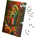 Our Lady of Guadalupe Flowers Jigsaw Puzzle, Catholic Mary Art Puzzle ...