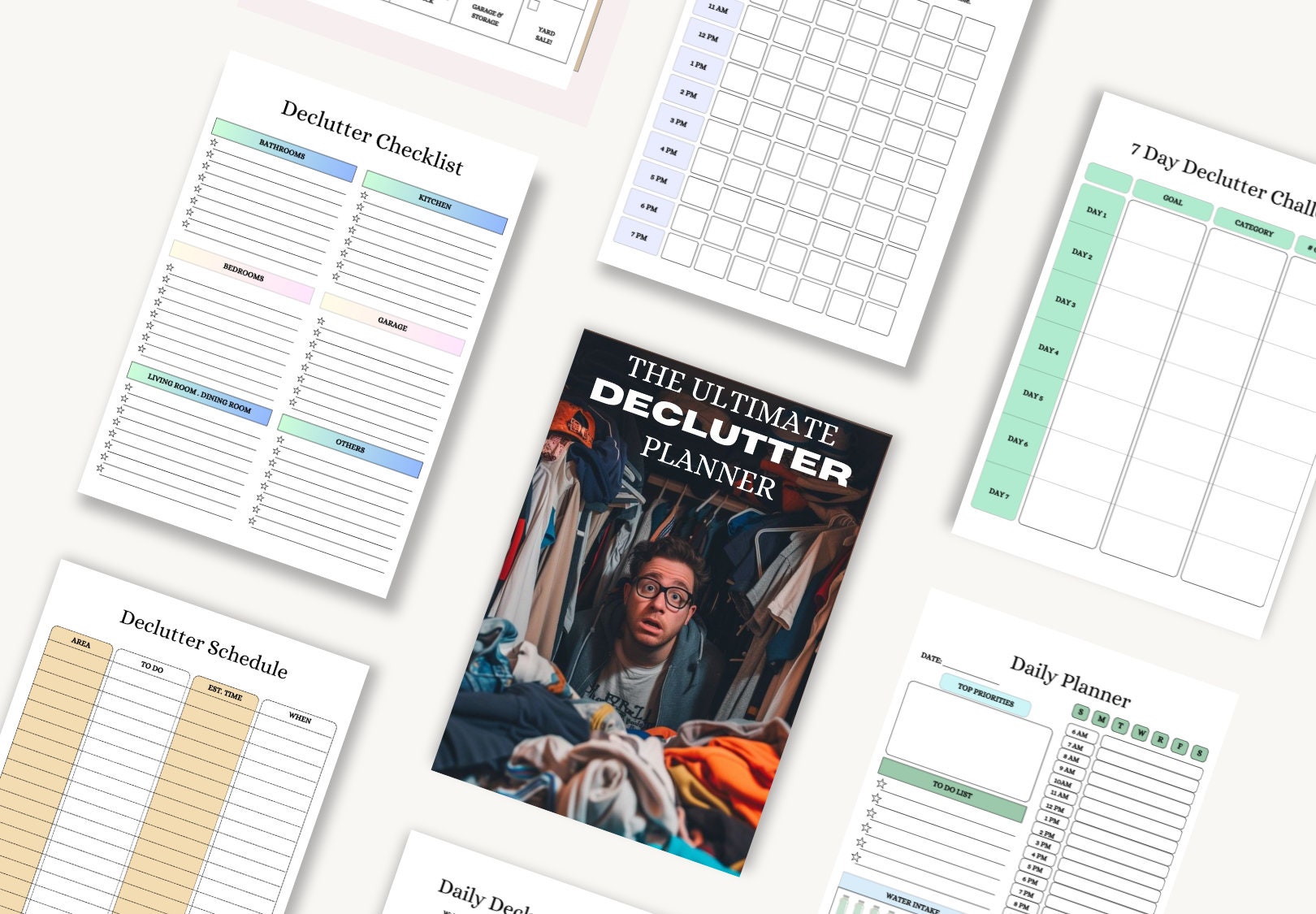 Ultimate Declutter Printable Planner, Decluttering Checklist and ...