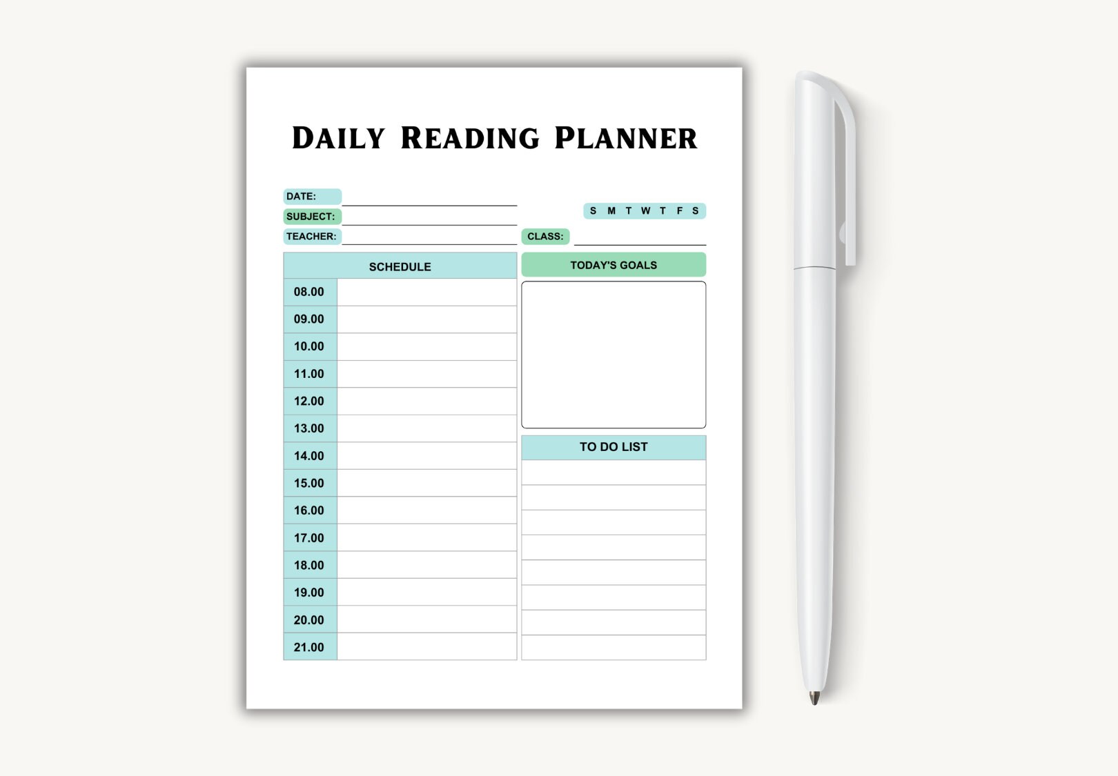 Homeschool Planner Printable Home School Teacher Academic Lesson ...