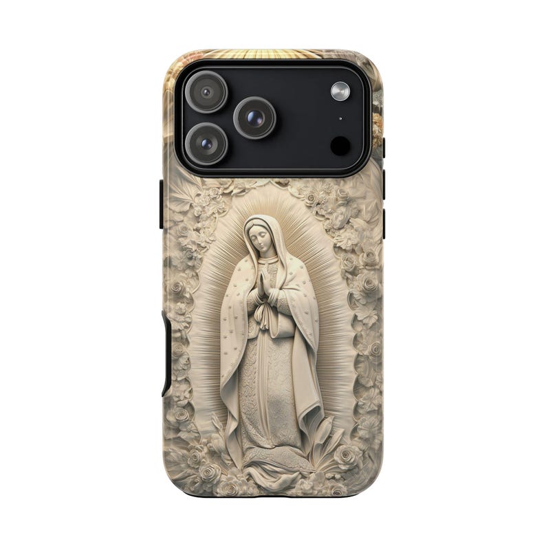 Our Lady of Guadalupe Vintage Catholic Phone Case, Madonna and Child ...
