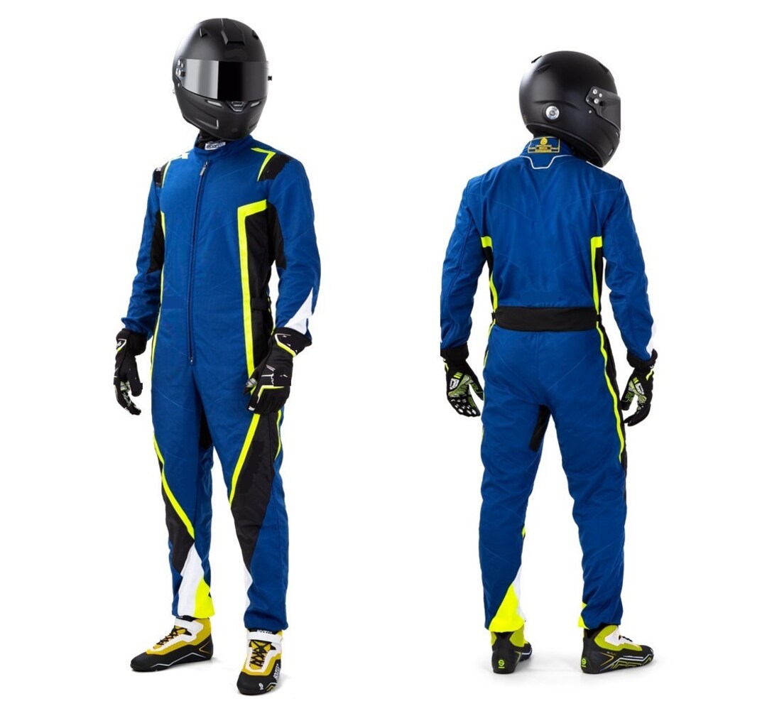 Hand/machine Made Go Kart Racing Suit Level 2 Digital Printed Made to Order Suit With Option to ...