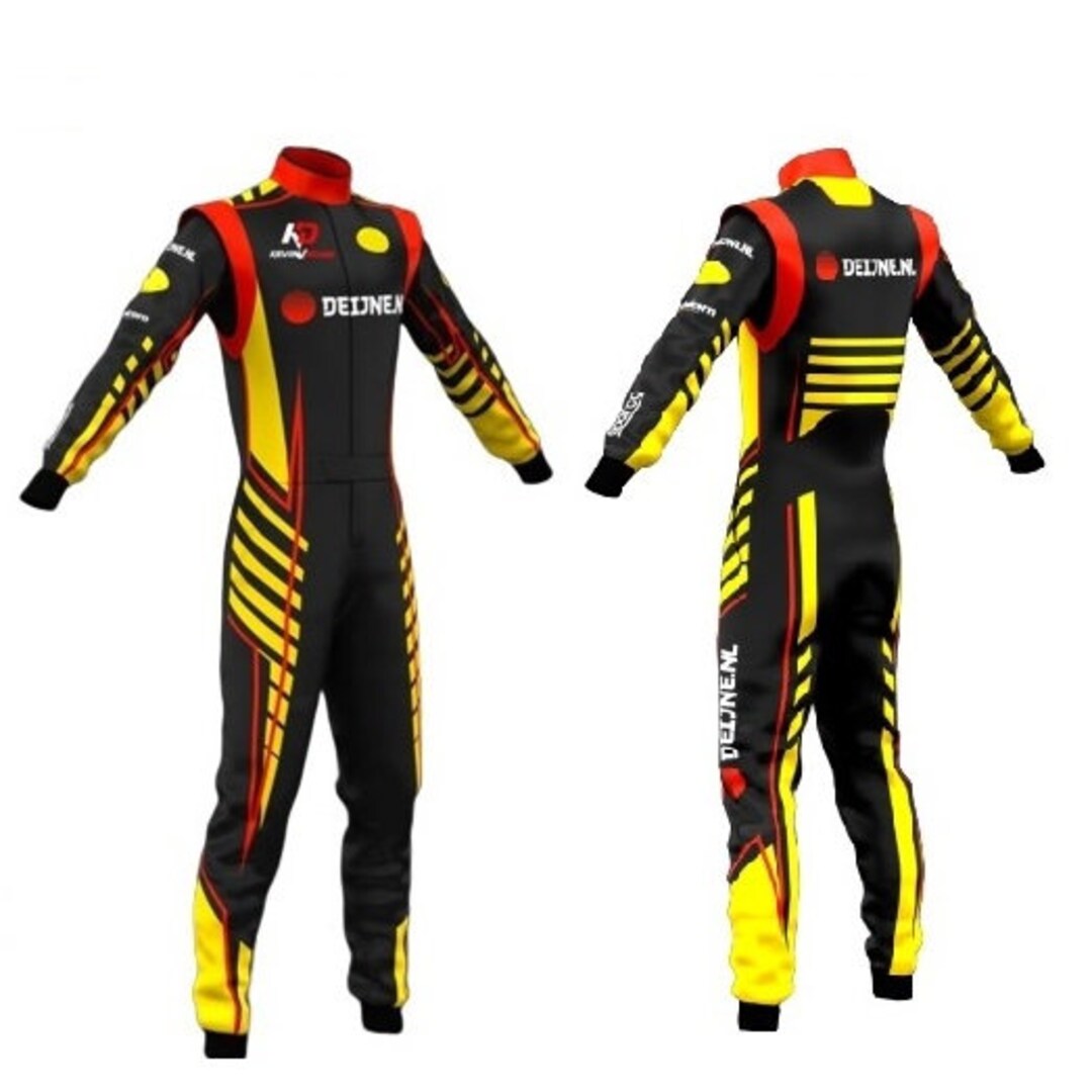 Hand/machine Made Go Kart Racing Suit Level 2 Digital Printed Made to Order Suit With Option to ...