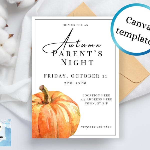 Autumn Invite - Etsy