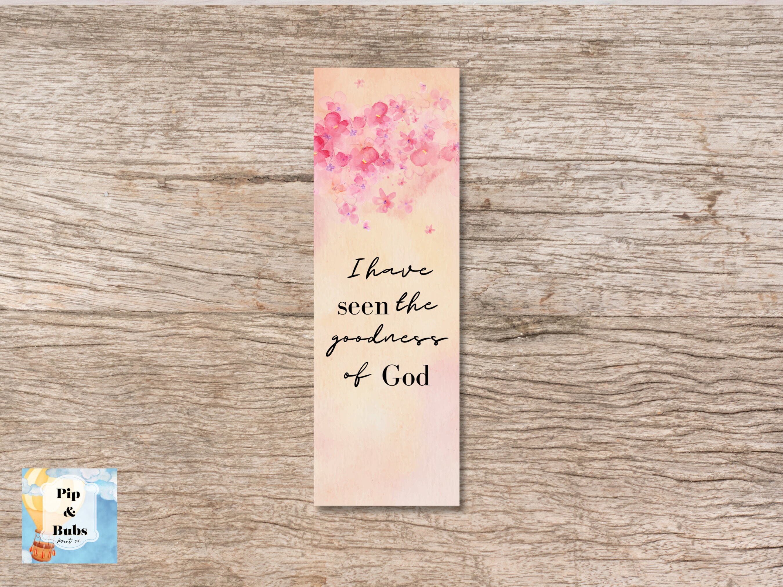 Christian Printable Bookmark Set of 4 Watercolor Flowers Bible Study ...