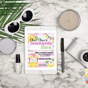 Lemonade Stand Digital Flyer for Social Media Digital Download - Etsy