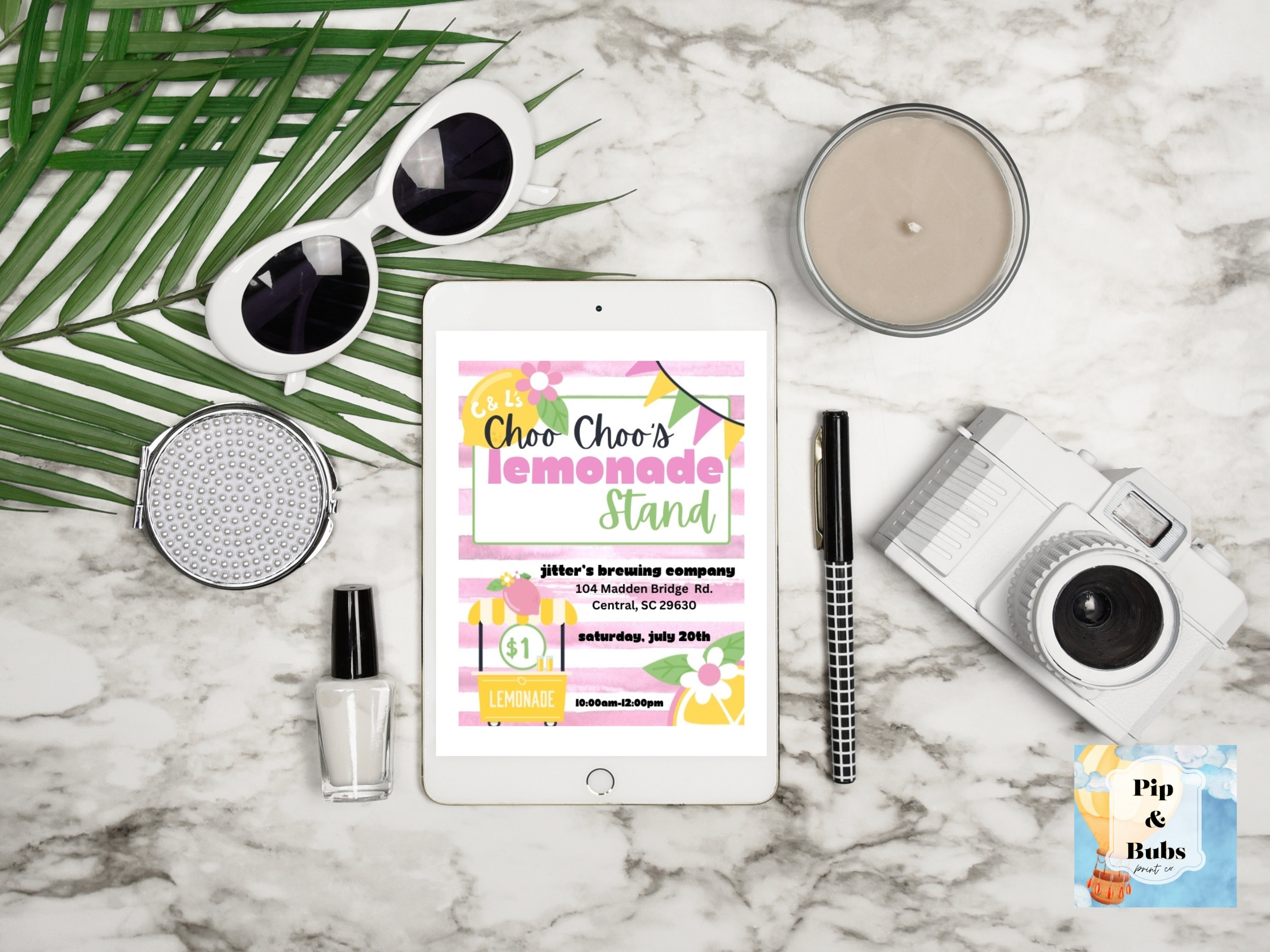 Lemonade Stand Digital Flyer for Social Media Digital Download - Etsy