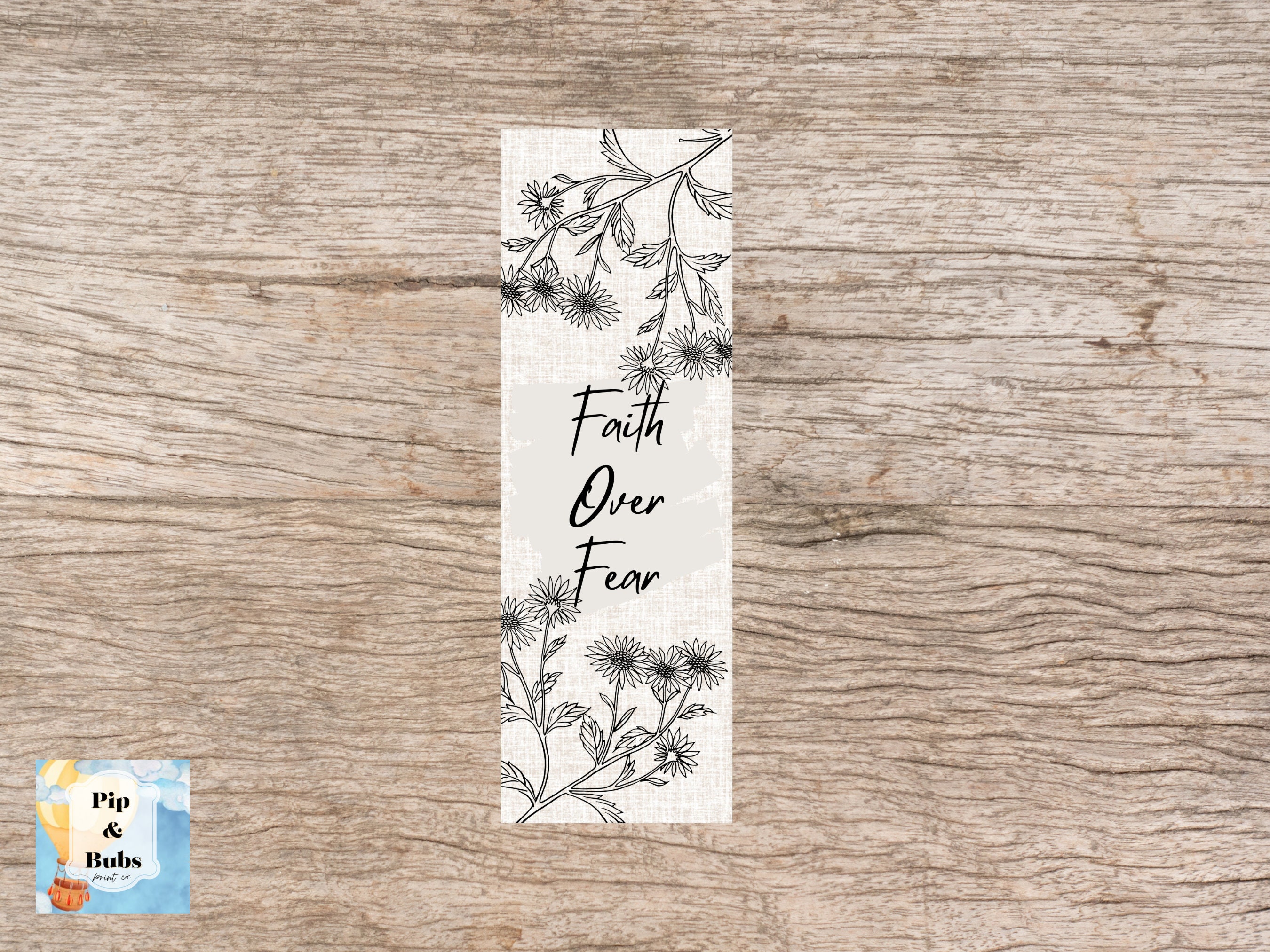 Christian Printable Bookmarks Neutral Colors Black Beige White Gift for ...