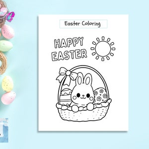 Easter Activity Printable Set of 4 Worksheets for Kids - Etsy