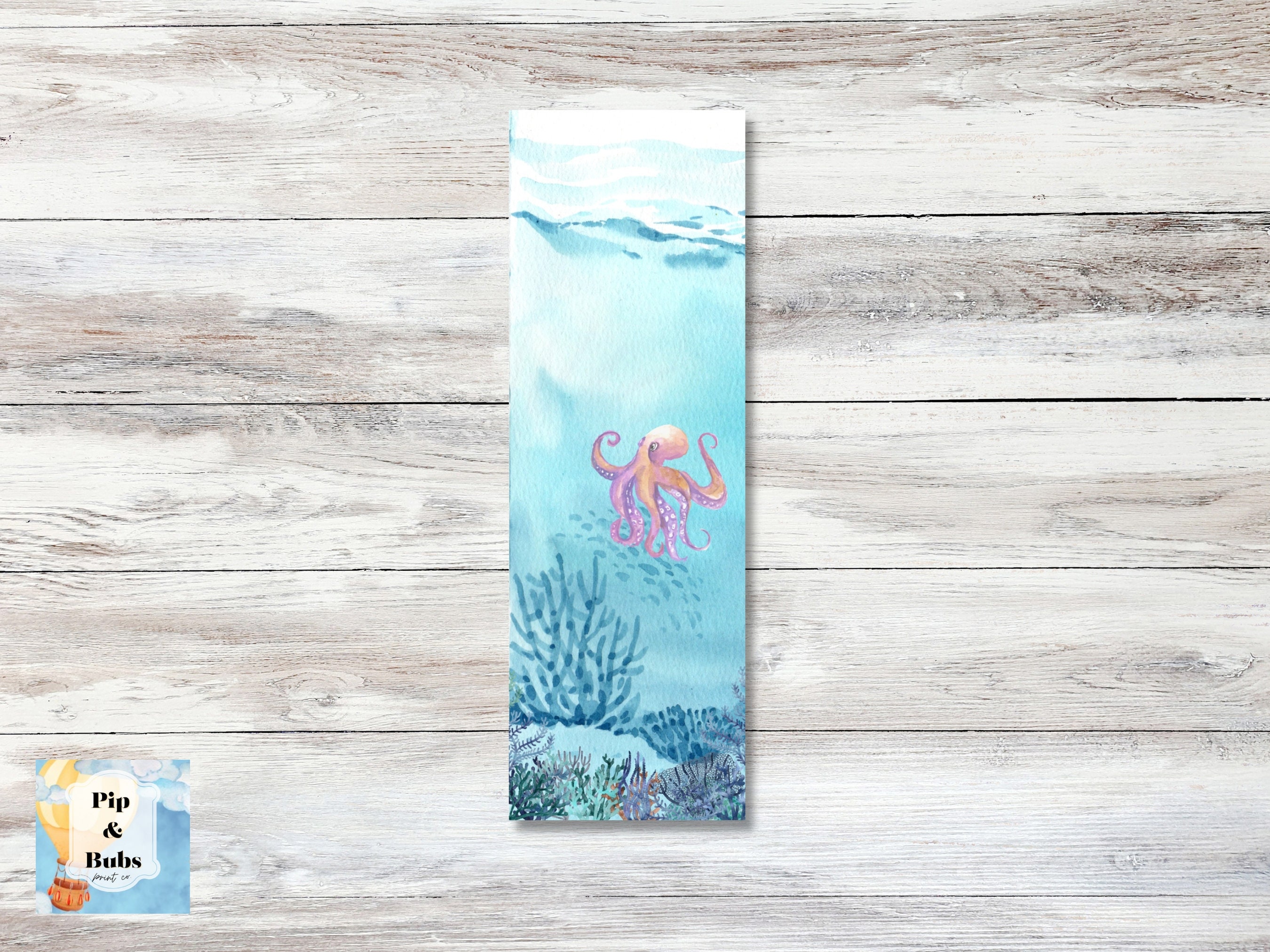 Ocean Printable Bookmarks Under Water Summer Beach Coral Reef Theme - Etsy