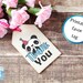 Panda Birthday Printable Party Favor Tags Panda Party Girls Birthday - Etsy