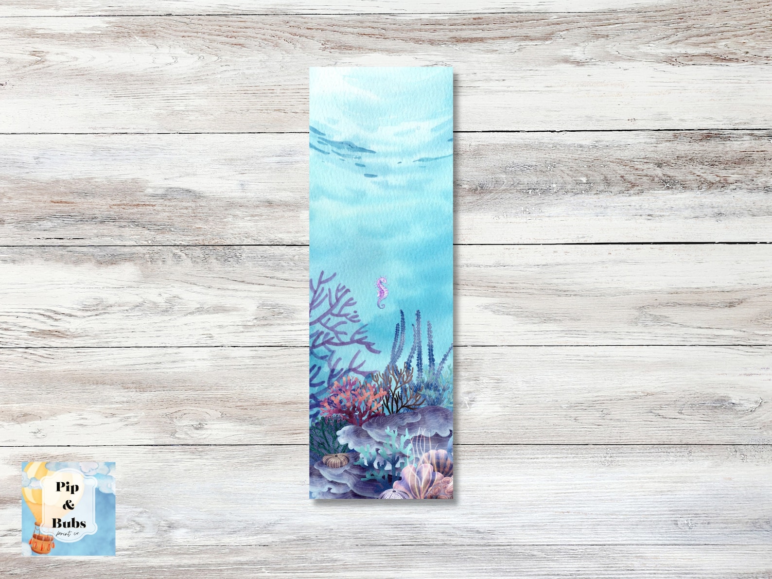 Ocean Printable Bookmarks Under Water Summer Beach Coral Reef Theme - Etsy