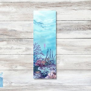 Ocean Printable Bookmarks Under Water Summer Beach Coral Reef Theme - Etsy