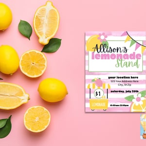 Lemonade Stand Digital Flyer for Social Media Digital Download - Etsy