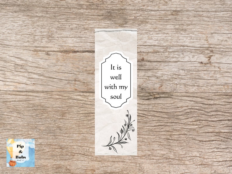 Christian Printable Bookmarks Neutral Colors Black Beige White Gift for ...