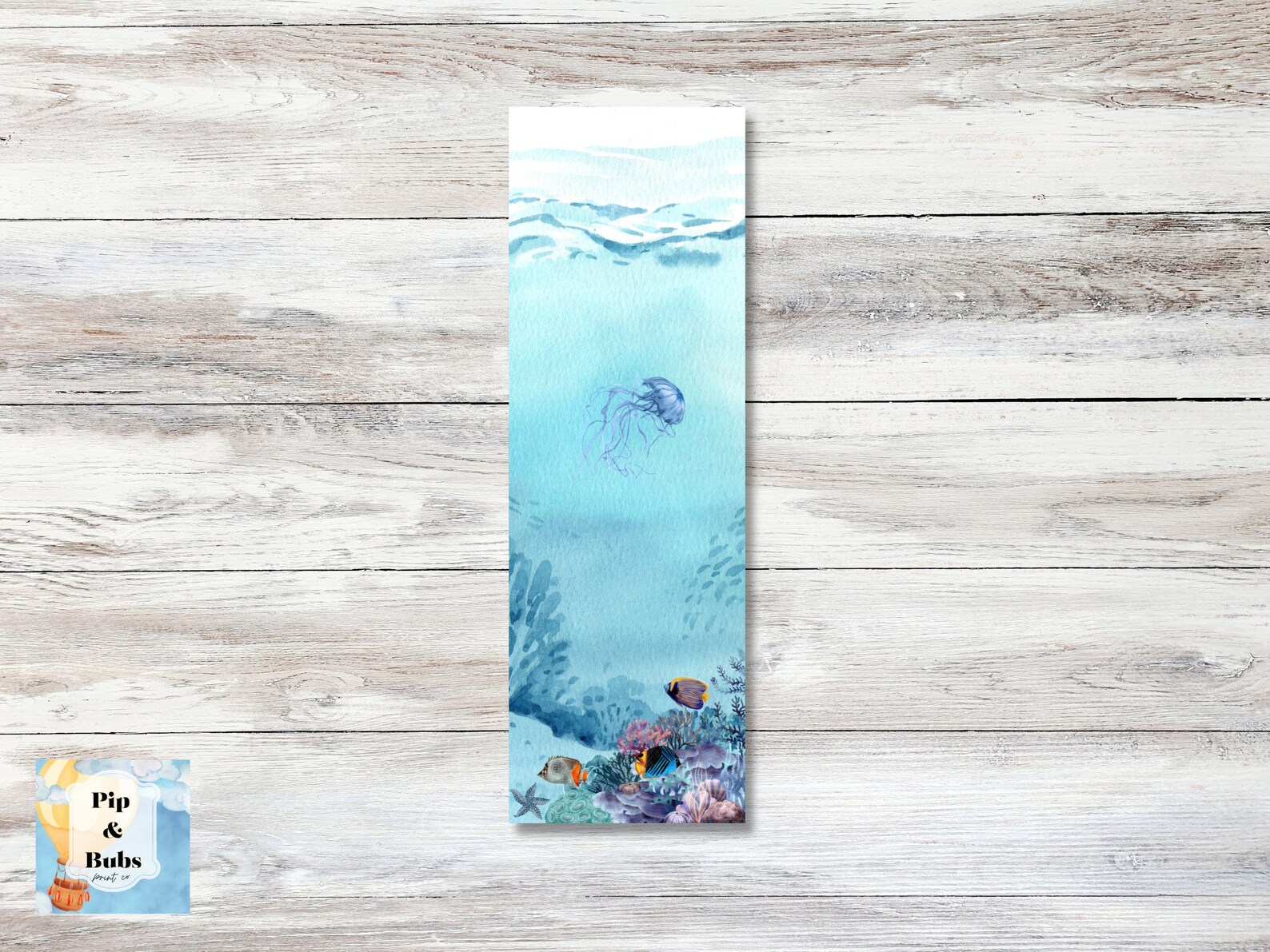 Ocean Printable Bookmarks Under Water Summer Beach Coral Reef Theme - Etsy