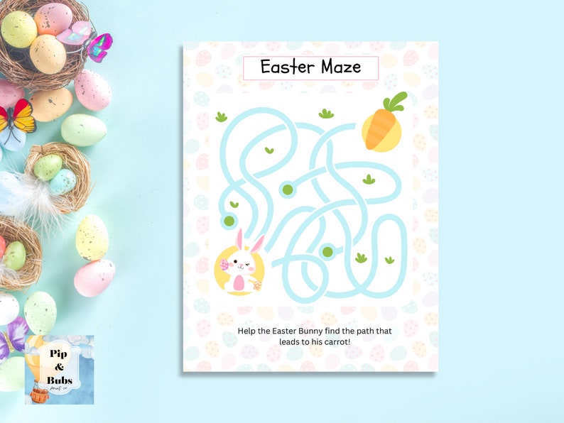 Easter Activity Printable Set of 4 Worksheets for Kids - Etsy