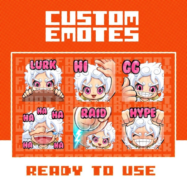 Gear 5 Emotes - Etsy