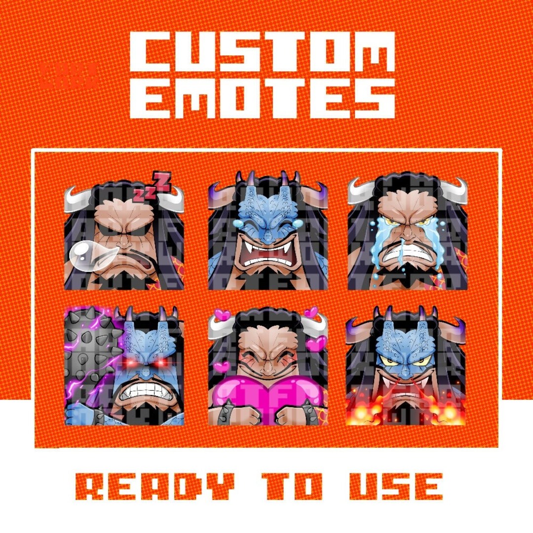 Pirates Dragon Evil Chibi Anime Style Twitch Emotes or Kick Emotes - Etsy