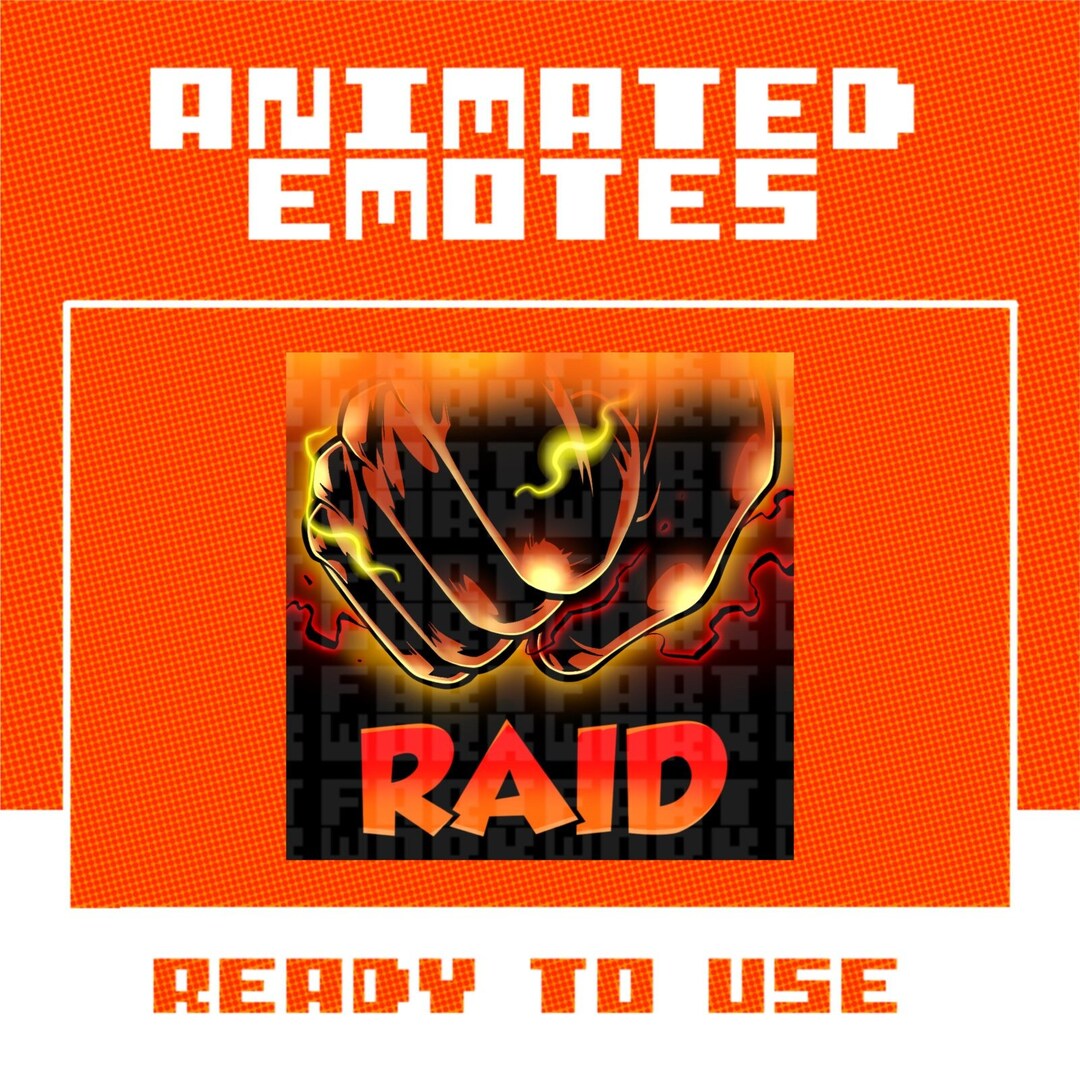 Raid Pirates Animated Emotes Nika Punch Twitch Emotes or Kick Emotes - Etsy
