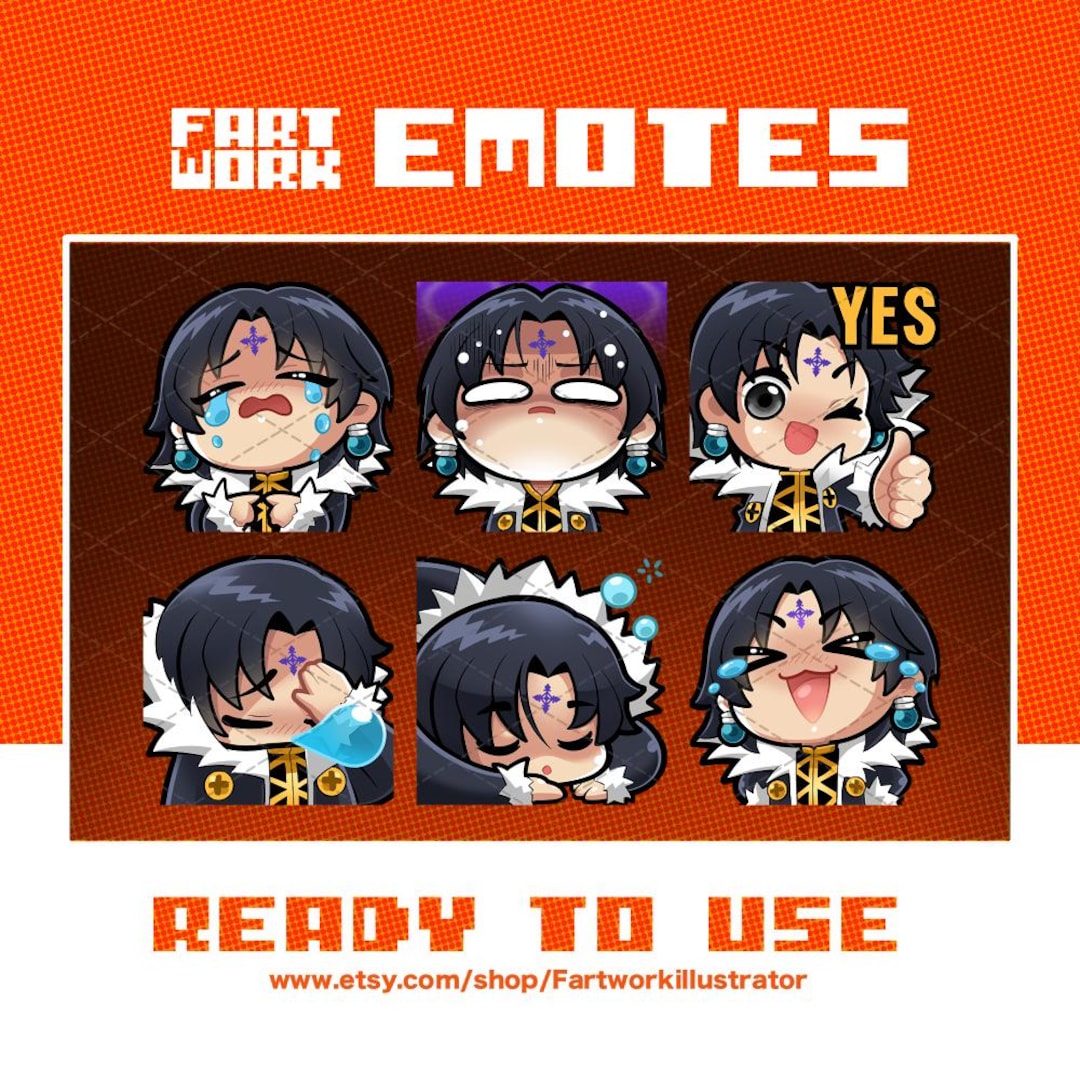 Chibi Twitch Emotes Royodan Anime and Spider Sub Badges - Etsy